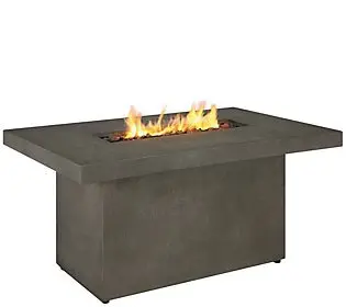 REAL FLAME Ventura Rectangle Gas Fire Table - One-color