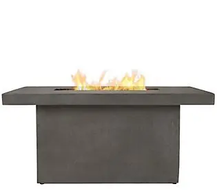 REAL FLAME Ventura Rectangle Gas Fire Table