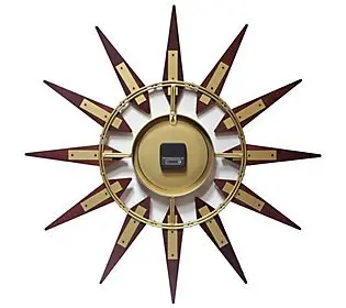 INFINITY Instruments Orion 30' Mid-century Wall Clock