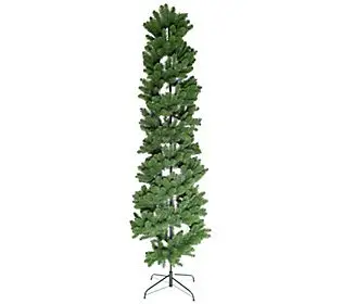 FRASER HILL FARM 7-ft Spiral Porch Tree In Meta Base - One-color