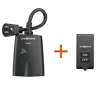LINK2HOME Outdoor Weatherproof Wireless Remote Ontrol Outlet