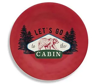 TARHONG Vintage Lodge Cabin Salad Plate - One-color