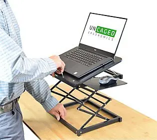 UNCAGED ERGONOMICS Cd4 Ergonomic Laptop Stand & Standing Desk