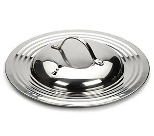 RSVP 7'-12' Universal Stainless Steel Lid - Silver
