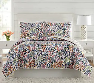 VERA BRADLEY Petite Floral King Quilt