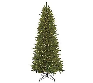 PULEO INTERNATIONAL 7.5' Pre-lit Slim Franklin Ir Tree - One-color