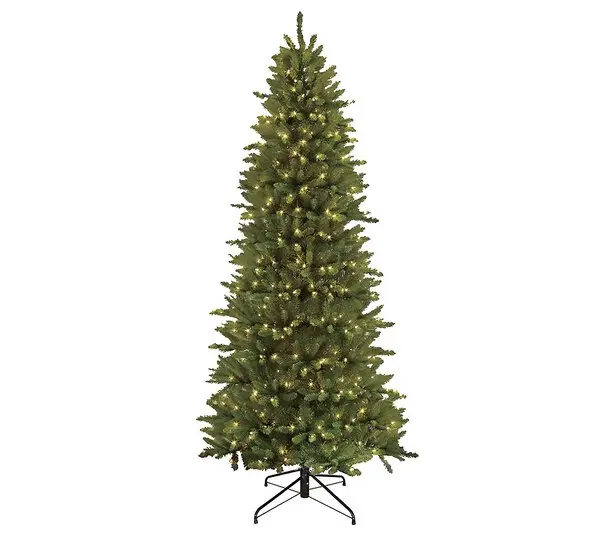 PULEO INTERNATIONAL 9' Pre-lit Slim Franklin Fi R Tree - One-color