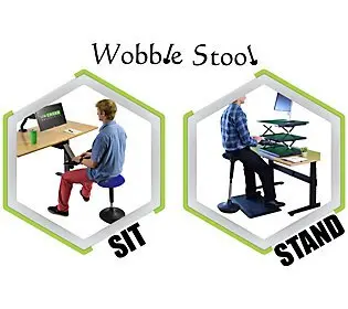 UNCAGED ERGONOMICS Wobble Stool Active Sitting & Standing