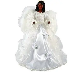 SANTA'S WORKSHOP 16' Wedding Dress Angel Tree Topper Santa's Orkshop - One-color