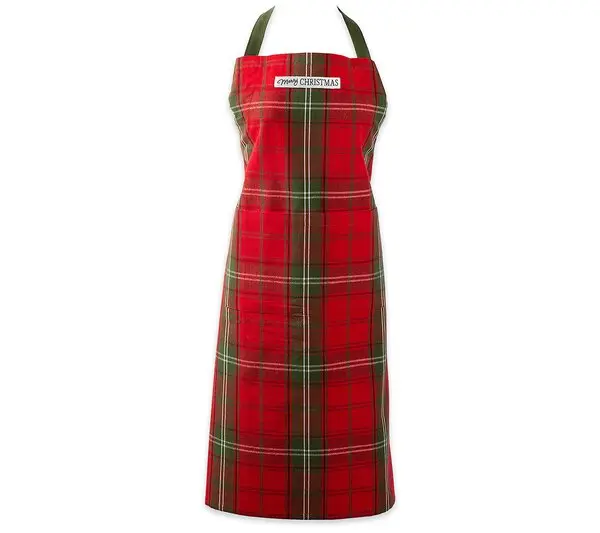 DESIGN IMPORTS Tartan Chef Apron