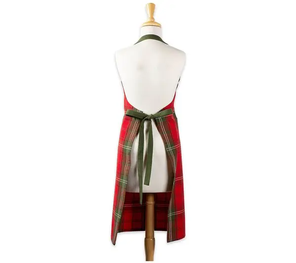 DESIGN IMPORTS Tartan Chef Apron