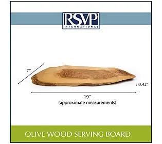RSVP Olive Wood Serving Board