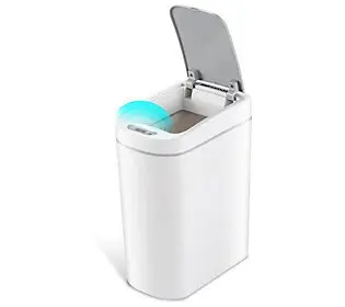 NINE STARS 1.9 Gal. Motion Sensor Trash Can