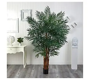 NEARLY NATURAL 7' Areca Palm Artificial Tree By