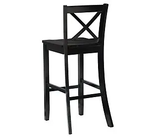 LINON Home Tate X Back Kitchen Bar Stool