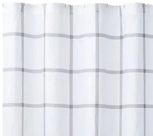 TRULY SOFT Windowpane Shower Curtain