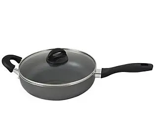 OSTER Clairborne 10.25' Saute Pan With Lid Ch Arcoal Gray - One-color