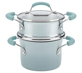 RACHAEL RAY 3-qt Nonstick Steamer Set - One-color