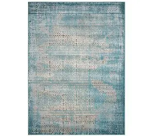 NOURISON HOME Karma Blue 5'3' X 7'4' Area Rug - One-color