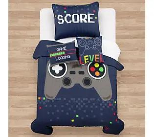 LUSH DECOR Video Games 4pc Twin Quilt Set By