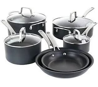 MARTHA STEWART 10 Piece Aluminum Cookware Set - One-color