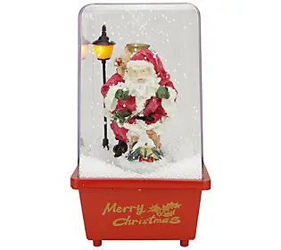 NORTHLIGHT Musical Santa Claus Christmas Snow G Lobe - One-color