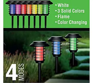BELL & HOWELL Bell + Howell Color Changing Solar Powered Path Ay Lights