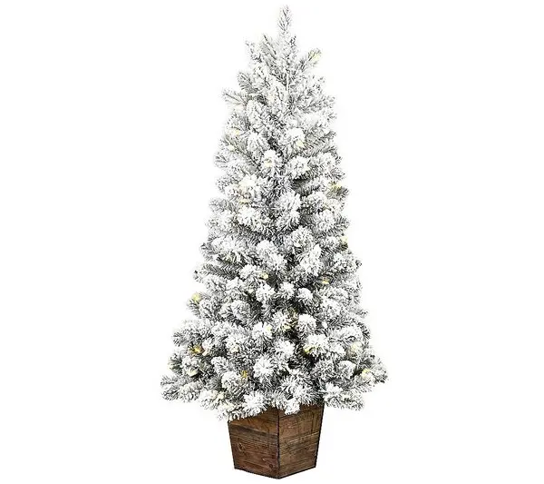 VICKERMAN 4'x22' Flock Gifford Potted Duralt 10 0ww - One-color