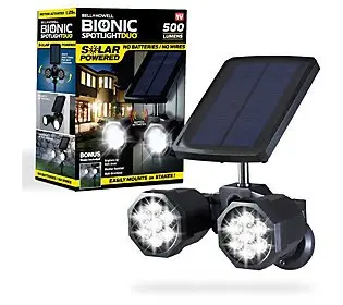 BELL & HOWELL Bell + Howell Bionic Spotlight Duo Outdoor Sola R Powered Light - One-color