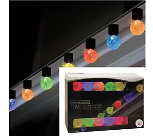 QVC Brite Star 10 Lt G40 Globe Color Change Led Lig Ht Show - One-color