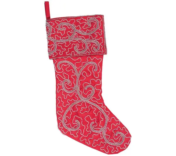 VICKERMAN 8' X 19' Filigree Scroll Stocking By - One-color