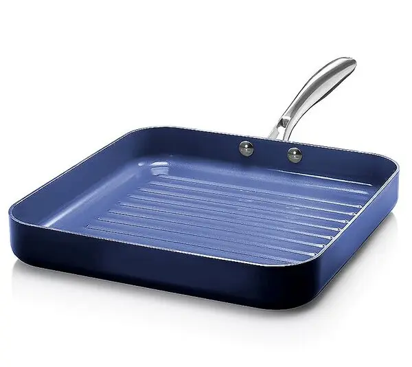 GRANITESTONE Blue 10.5 Grill Pan With Ridges - One-color