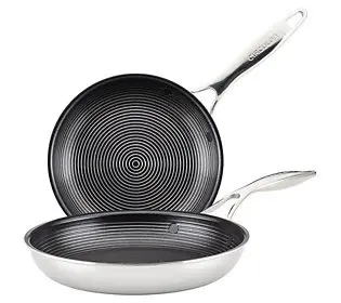 CIRCULON 2pc. Clad Nonstick Frying Pan Set - One-color