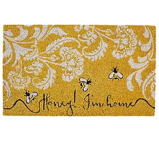 DESIGN IMPORTS Honey I'm Home Doormat - One-color