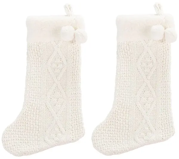 SAFAVIEH Cookie Stocking Set Of 2 - One-color
