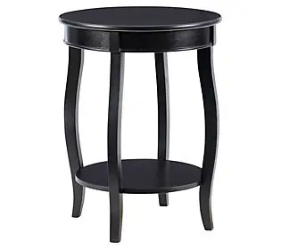 POWELL Darnell Round Accent Table With Lower Sh Lf - One-color