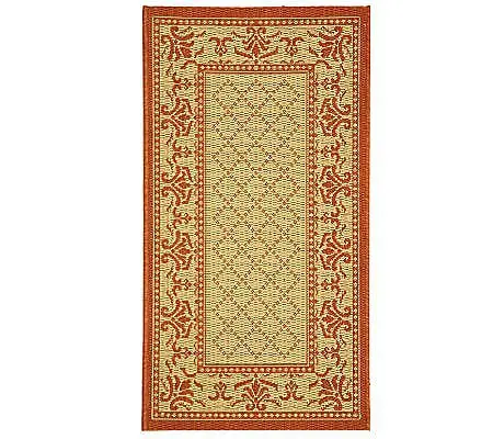 SAFAVIEH Courtyard Trellis Vine 2'7' X 5' Rug - One-color