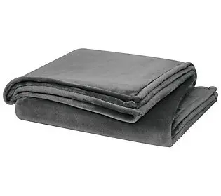 CANNON Solid Plush King Blanket