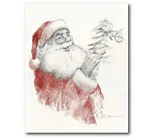 COURTSIDE MARKET Santa's Touch 20x24 Canvas - One-color