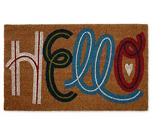 DESIGN IMPORTS Hello Art 18' X 30' Doormat - One-color