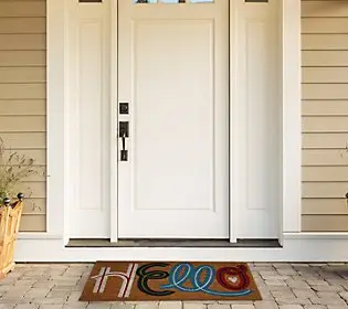 DESIGN IMPORTS Hello Art 18' X 30' Doormat