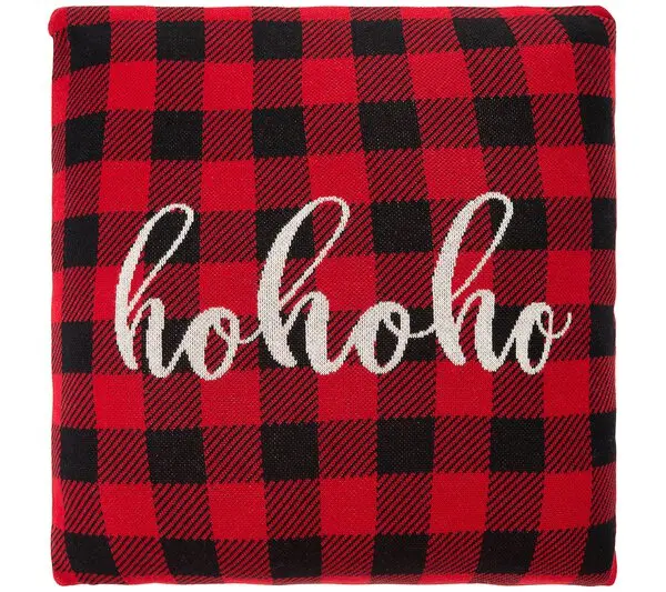 SAFAVIEH Ho Ho Ho Pillow - One-color