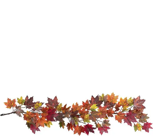NEARLY NATURAL 60' Maple Leaf Garland By