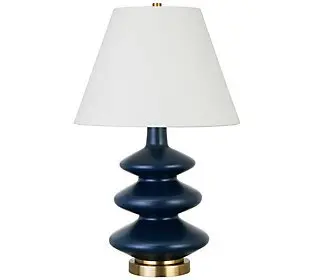 HUDSON&CANAL Hudson & Canal Carleta Matte Triple Gourd Table Lamp - One-color
