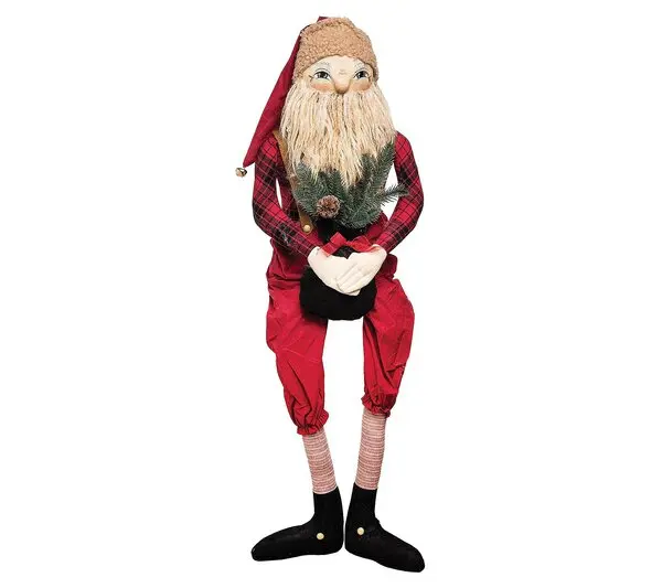 GALLERIE II Edgarton Santa Gathered Traditions Figurine - One-color