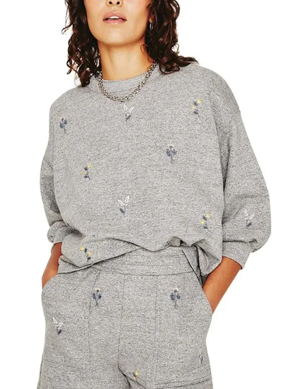 Ag Orsen Sweatshirt - Eb Super Bloom Hetaher Grey