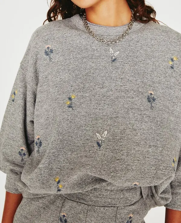 Ag Orsen Sweatshirt - Eb Super Bloom Hetaher Grey