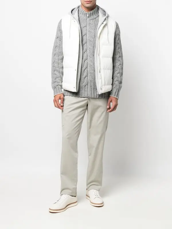 Brunello Cucinelli Cable-knit Zip-up Cardigan