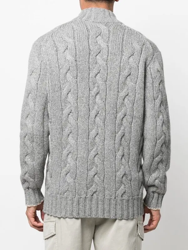 Brunello Cucinelli Cable-knit Zip-up Cardigan