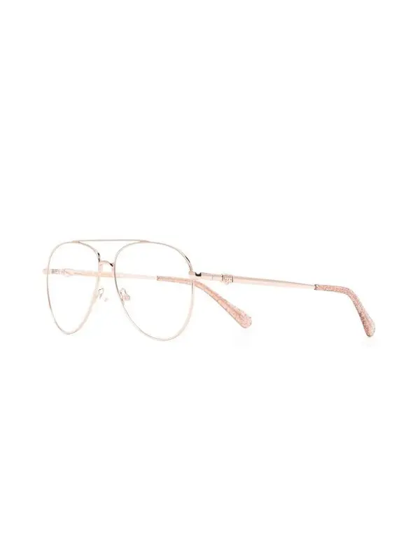 CHIARA FERRAGNI Logo-plaque Double-bridge Glasses